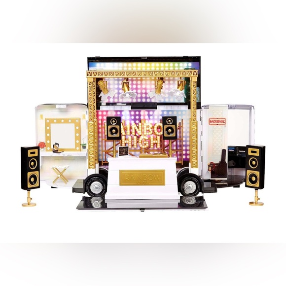 Rainbow High | Toys | Rainbow High Rainbow Vision World Tour Bus Stage ...